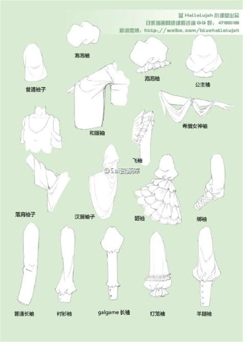 SAI资源库 日系服装设计专用素材有兴趣 来自Sissieovo的图片分享 堆糖 Drawing anime clothes