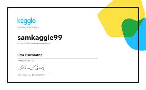 Samkaggle Completed The Data Visualization Course On Kaggle