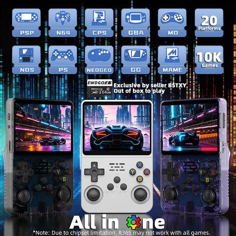 R S Retro Gaming Console GB Games Emulators White