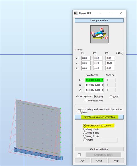 Incorrect Definition Of Contour Load Warning While Model Calculation In Robot Structural Analysis