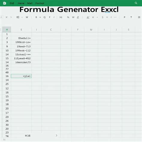 Formula Generator Excel Free No Signup Ai Tool
