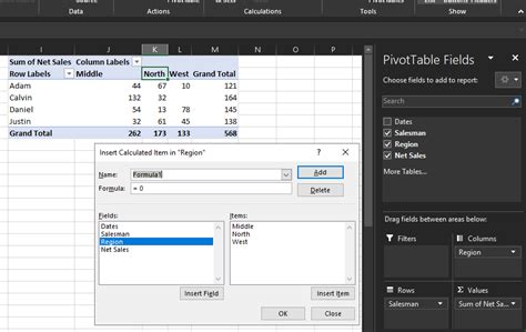 22 Calculated Item In Pivot Table Zoerosewren