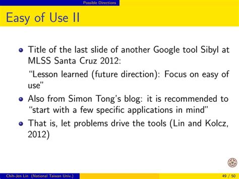 Some Thoughts On Large Scale Data Classification Ppt