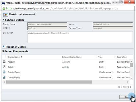 Install Marketo For Microsoft Dynamics 2016 Dynamics 365 On Premises Step 1 Of 3 Adobe Marketo