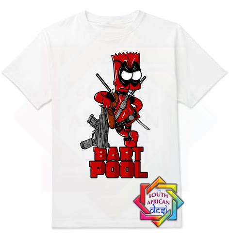 Bart Pool Simpsons Inspired Unisex T Shirt The South African Desi