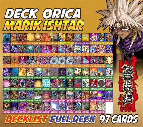 Marik Ishtar Deck 97 Cards Anime Orica Yugioh Full Deck Etsy