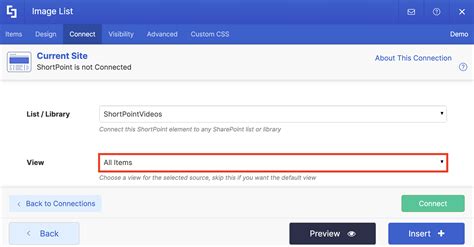 How To Create A List Of Youtube Videos With Thumbnails Using Shortpoint Connect Shortpoint Support