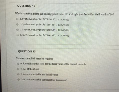 Solved QUESTION For The Two Code Segments Below Segment A Chegg