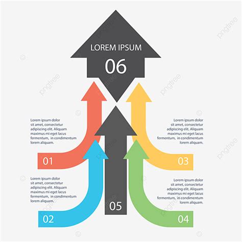 화살표 창의 Ppt 비즈니스 요소 인포 그래픽 데이터 차트 원소 인포 그래프 Png 일러스트 및 벡터 에 대한 무료