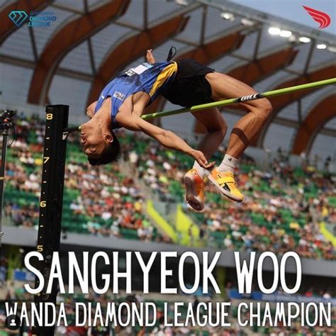 우상혁 한국 육상 최초로 다이아몬드리그 파이널 우승2m35