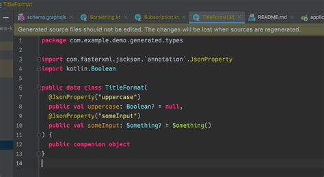 bug kotlin graphql code gen on input type with default value is not