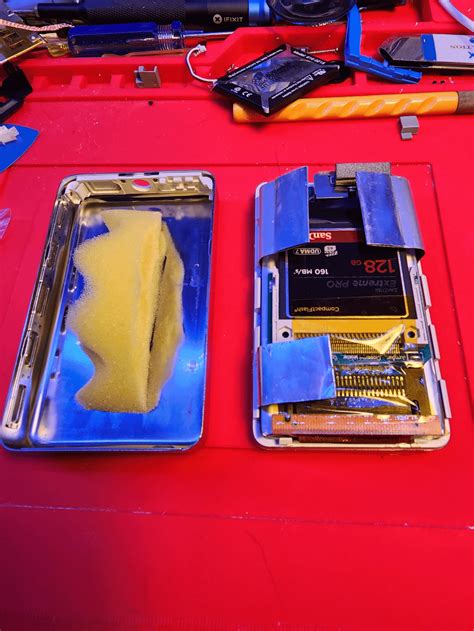 2nd Gen Restore Update 4 128gb Flash Mod Rockbox 14k Total Songs This One Was A Challenge