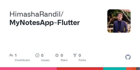GitHub HimashaRandil MyNotesApp Flutter