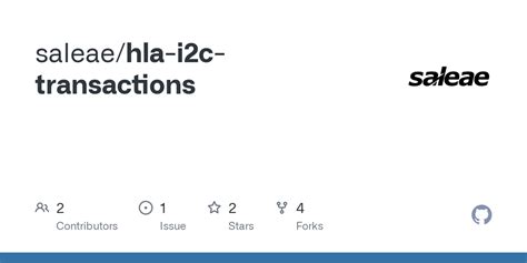 Github Saleaehla I2c Transactions