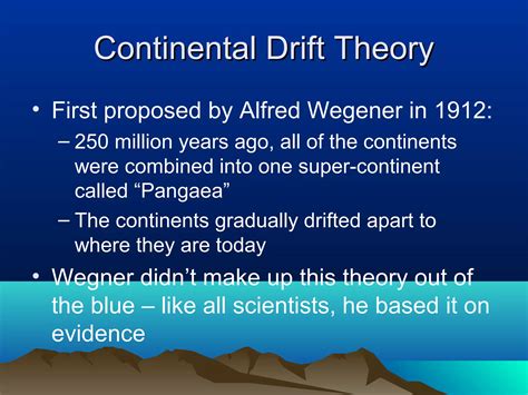 Continental Drift Plate Tectonics Ppt