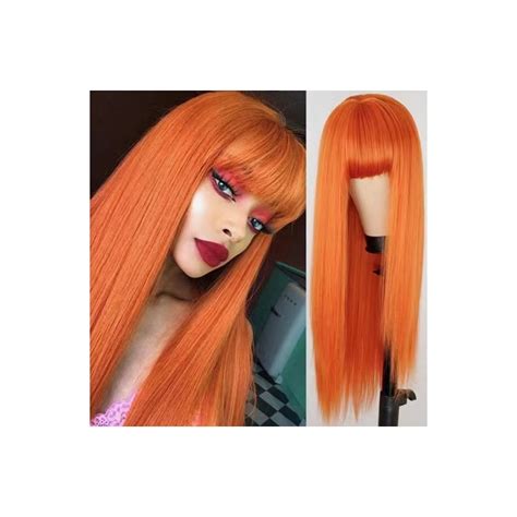 Long Straight Wig With Bangs Super X Studio