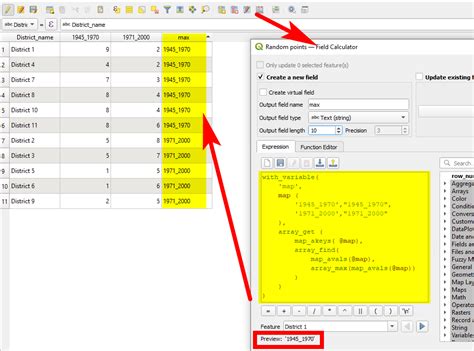 Finding Field Containing Maximum Value For Each Row In Qgis