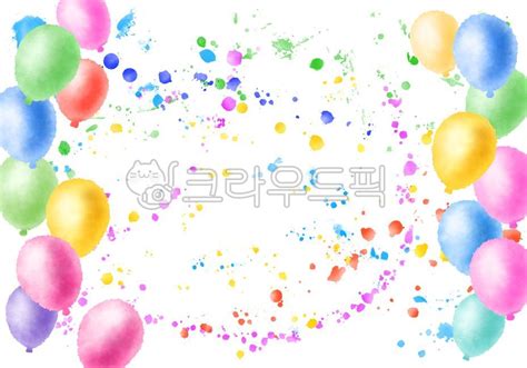 풍선 생일 생신 생일파티 생일축하 사진 이미지 일러스트 캘리그라피 노을원이작가
