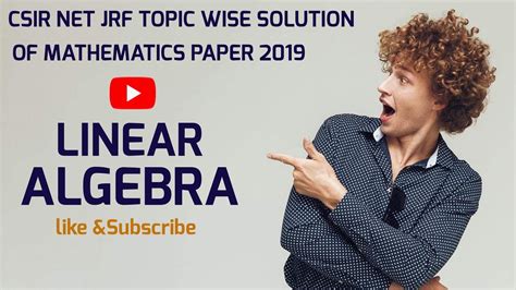 csir net jrf mathematics 2019 paper solution linear algebra part 2