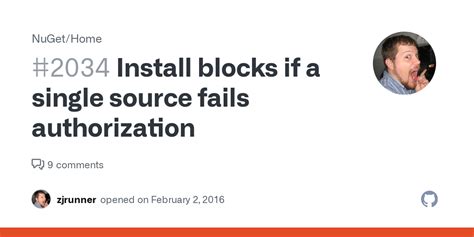 install blocks if a single source fails authorization · issue 2034
