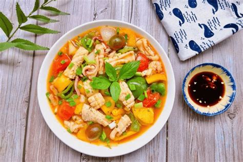 Mực Xào Chua Ngọt Món Ngon đưa Cơm Cân Bằng Vị Giác Tin Tức Tổng
