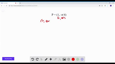 Solvedin Exercises 23 26 Polar Coordinates Of Point P Are Given Find
