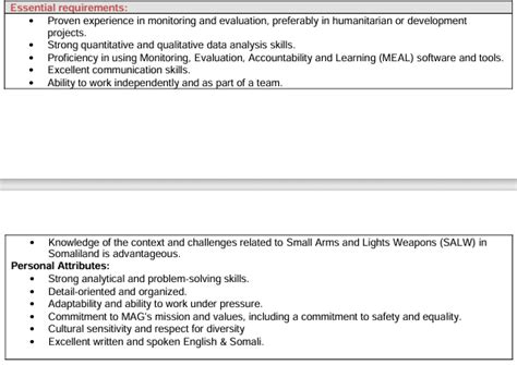 Monitoring And Evaluation Consultant