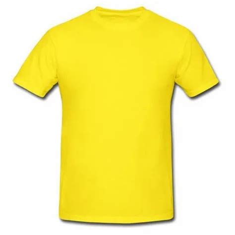 Yellow T Shirt Front And Back