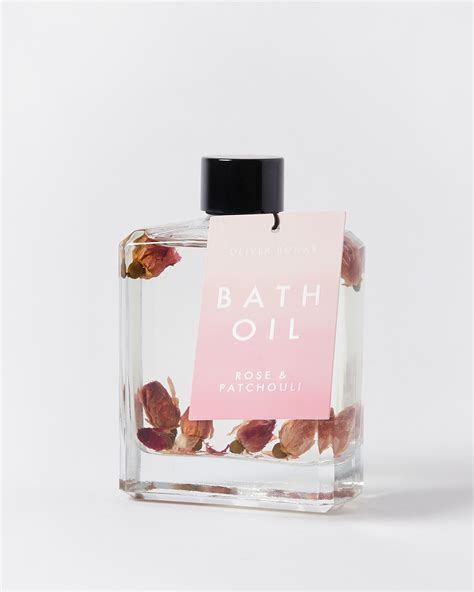 Flower Infused Rose And Patchouli Bath Oil Oliver Bonas
