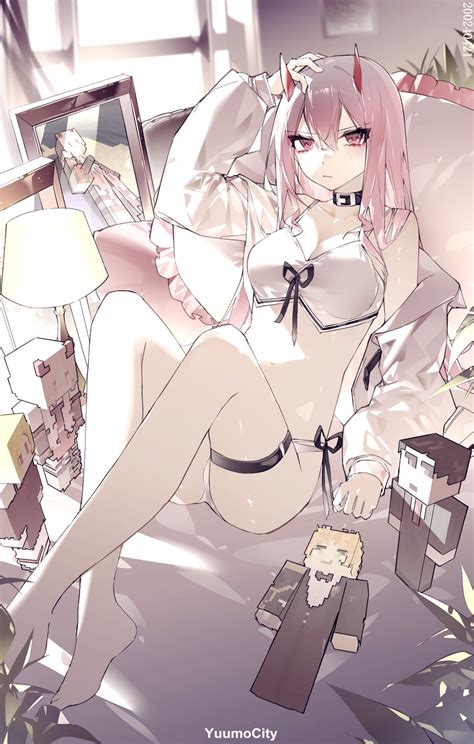 Minecraft Drawn By Yexinhan Danbooru