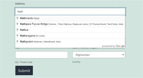 How To Add Address Autocomplete Fields In A WordPress Form