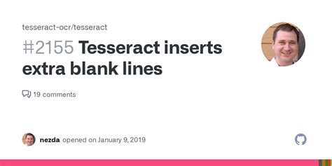 Tesseract Inserts Extra Blank Lines Issue Tesseract Ocr Tesseract Github