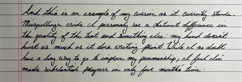 On Handwriting And Switching To Cursive Biteofanapple