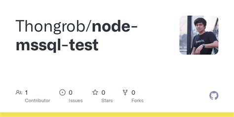 Github Thongrobnode Mssql Test