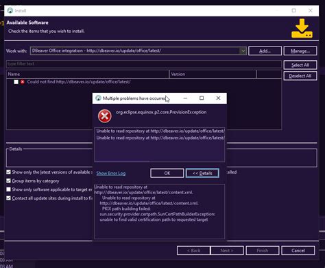 Issue Installing Dbeaver Plugins · Issue 13792 · Dbeaverdbeaver · Github