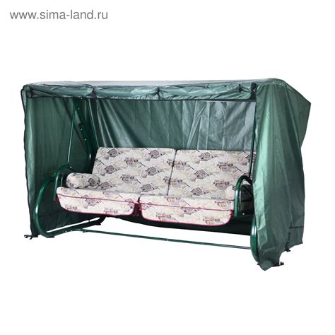 Чехол для качелей Монако, зеленый 240х126х180 см (4282313) - Купить по ...