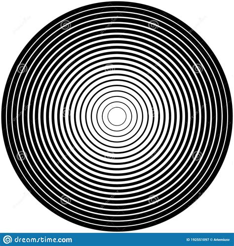 Monochrome Spiral Geometric Rotating Radial Lines Abstract Design Element Abstract Vortex Line