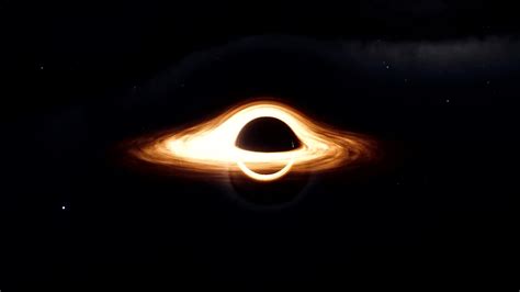 realistic black hole simulation