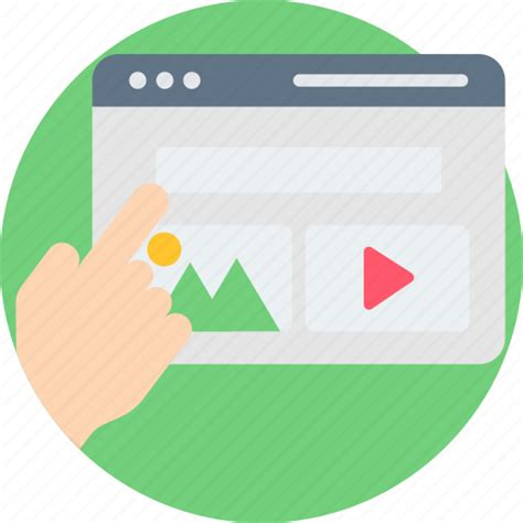 Image Browser Webpage Layout Application Icon Download On Iconfinder