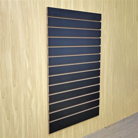 Hokku Designs Fixturedisplays® 24 X 40 Black Slatwall Panel Retail