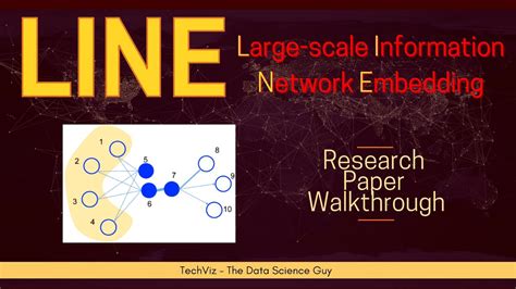 Line Large Scale Information Network Embedding Machine Learning With