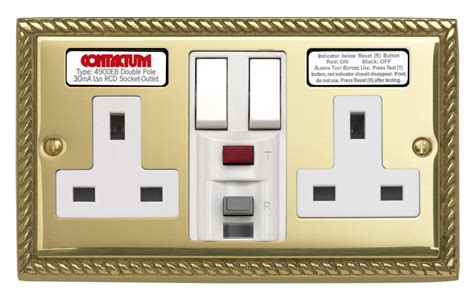 RCD Socket Outlets Contactum