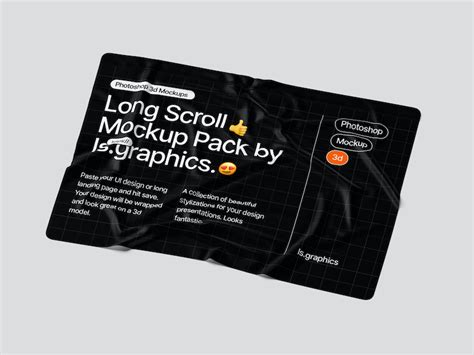 Long Scroll Mockups Scene 10 Photoshop