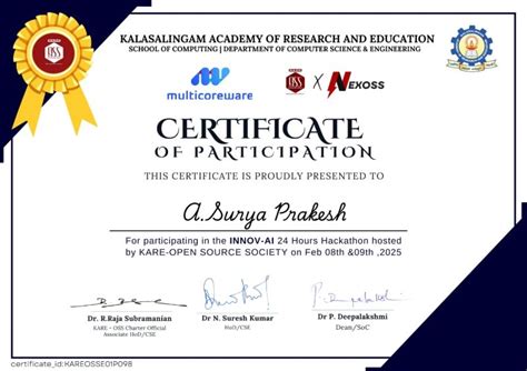 Hackathon Innovai2025 Opensource Kare Computerscience Teamwork Continuouslearning