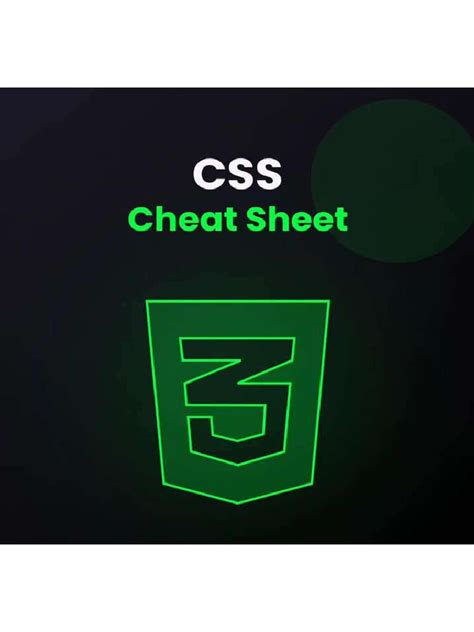 Css Cheatsheet Pdf