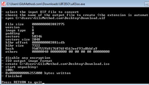 Convert Uif Files To Isos With Uif2iso For Free