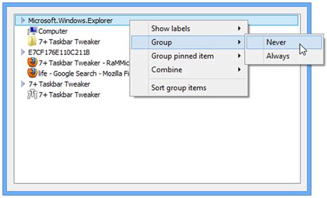 7 Taskbar Tweaker 다운로드