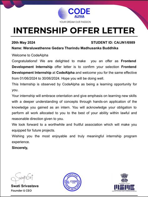 Tharindu Buddhika On Linkedin Internship Frontenddeveloper