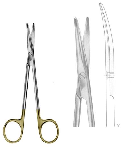 Tc Metzenbaum Cut Dissecting Scissors Cvd 200mm