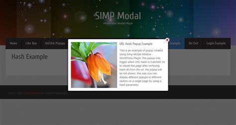 Simp Modal Window WordPress Plugin By WebStudio55 CodeCanyon